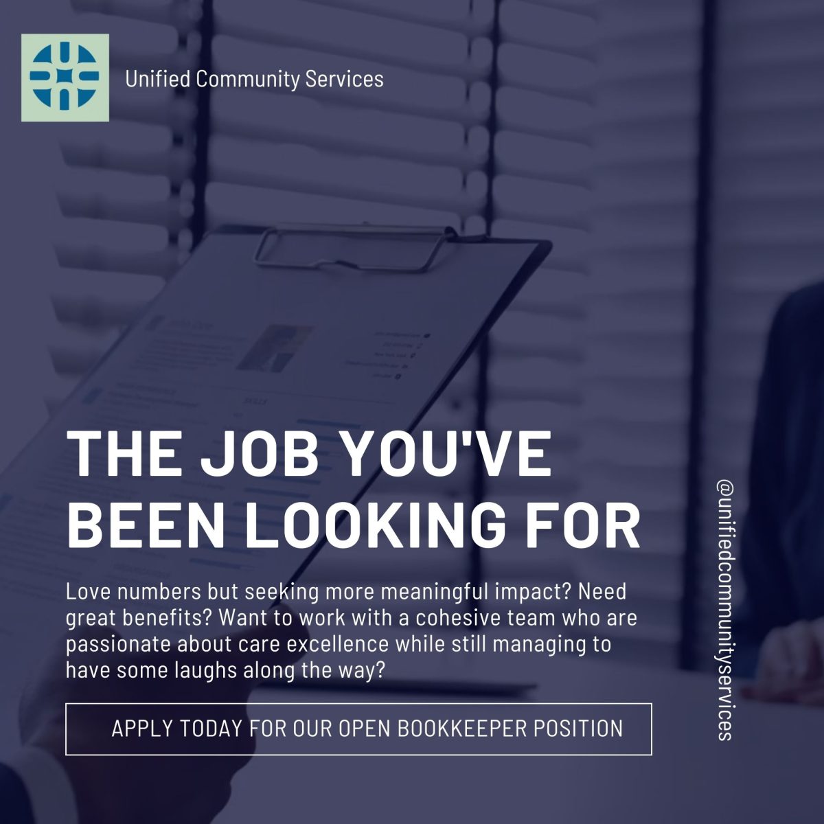 bookkeeper – Unified Community Services