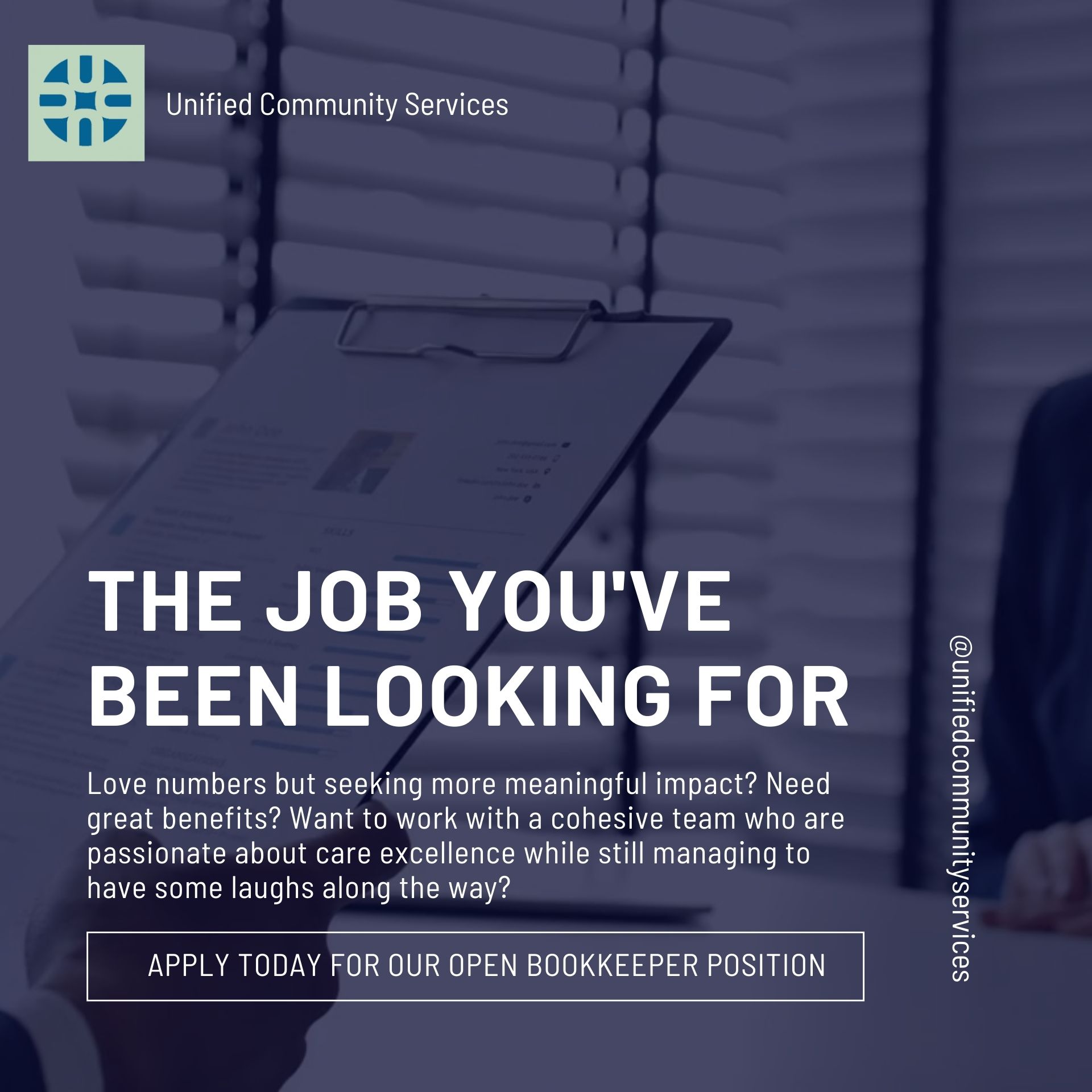 bookkeeper – Unified Community Services