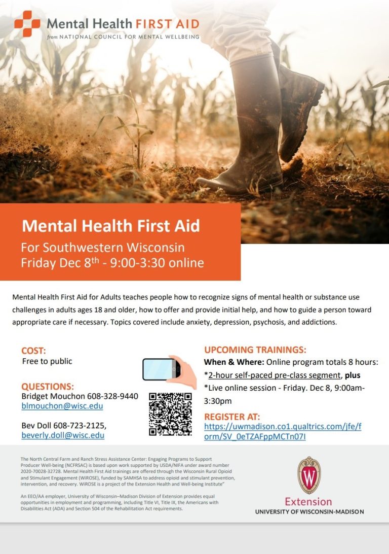 FREE Online Mental Health First Aid Course! – Unified Community Services
