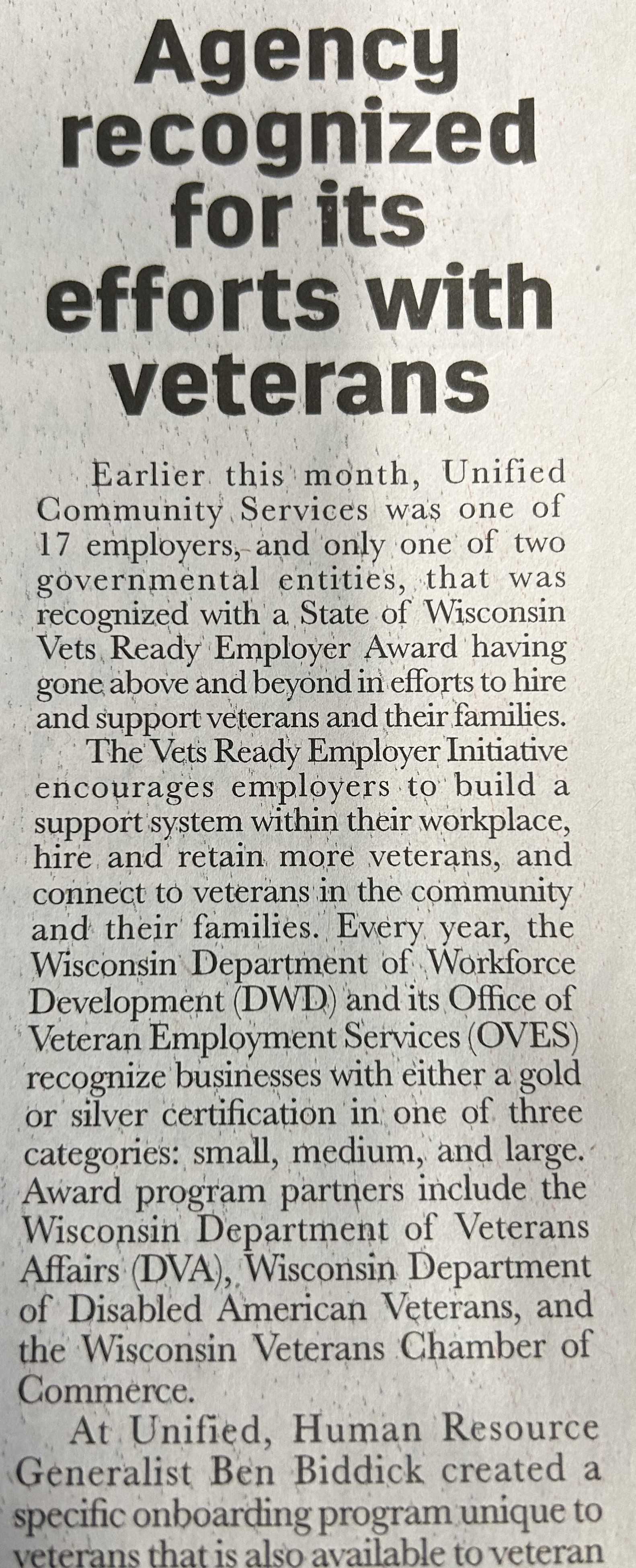 Unified Community Services