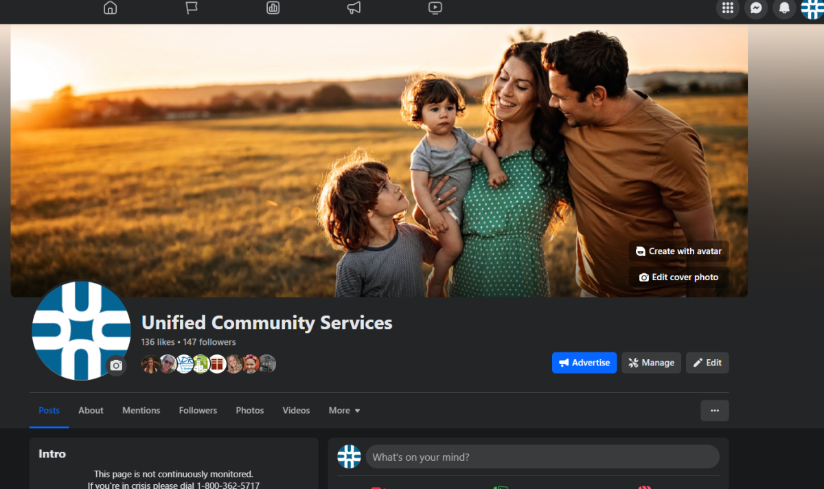 Have you followed our Facebook page? – Unified Community Services
